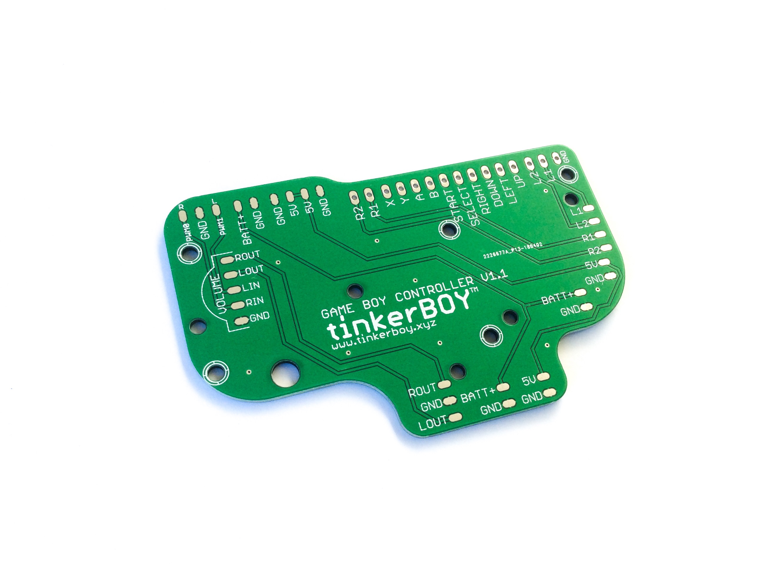 Game Boy Controller v1.1 PCB for Game Boy Zero / 3 - tinkerBOY