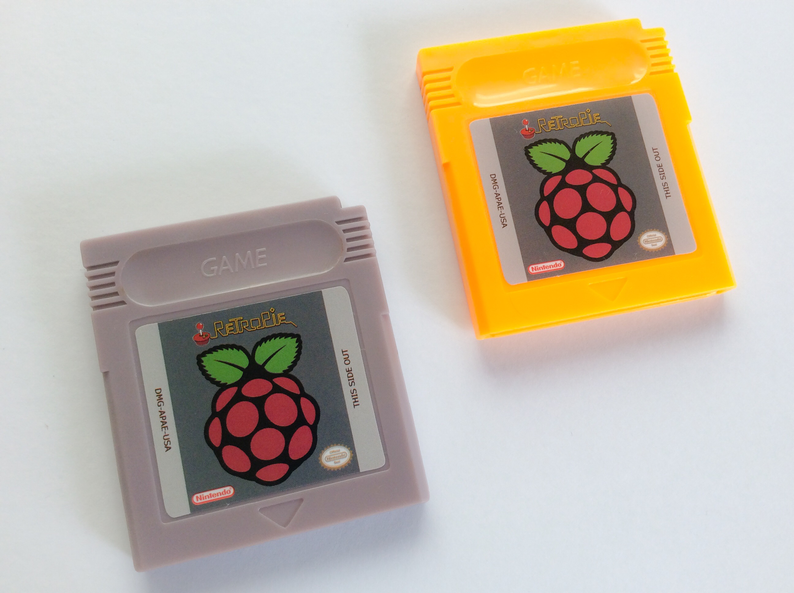 Game Boy Cartridge with RetroPie Label Sticker and Serial Number ...