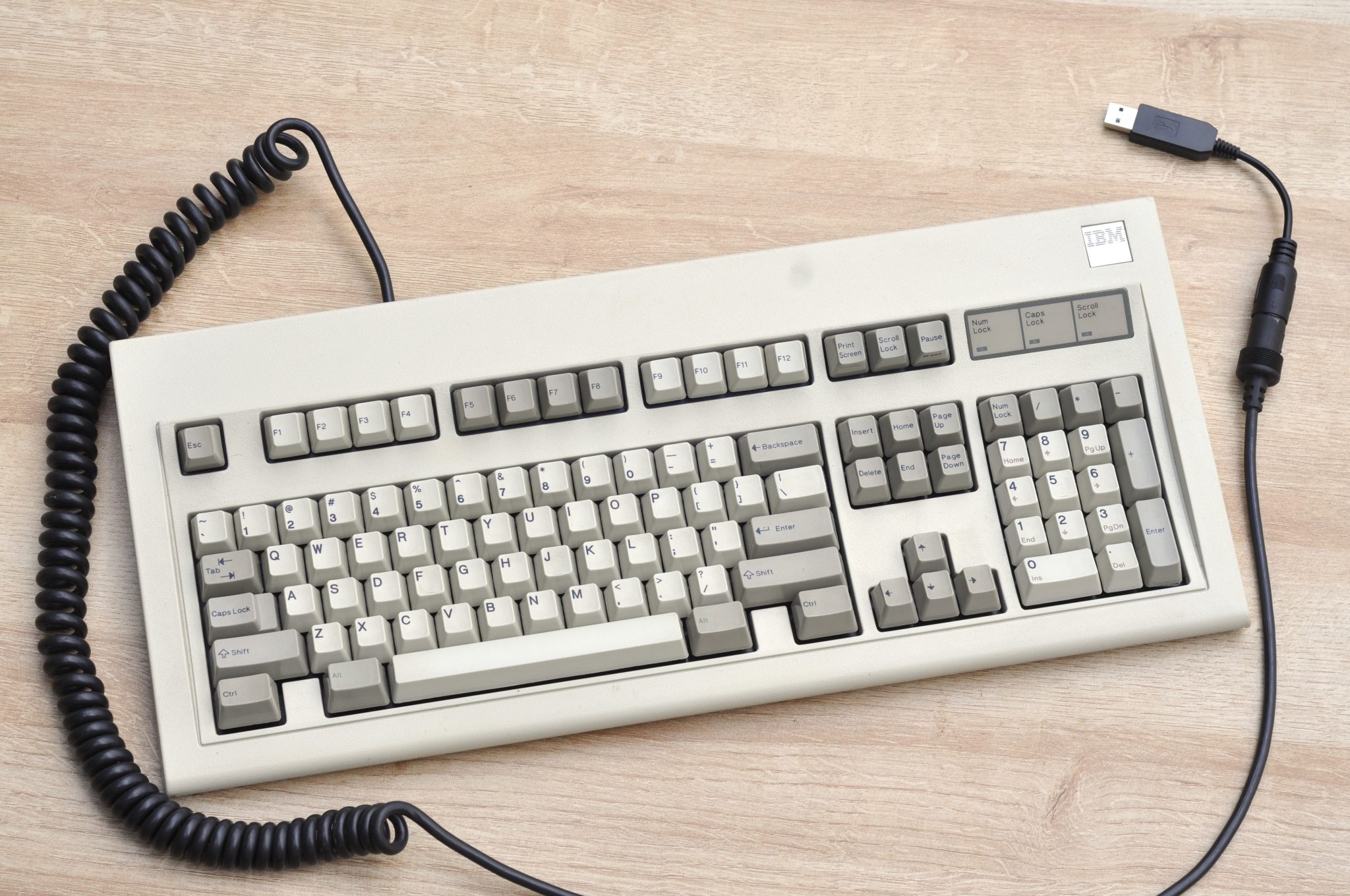tinkerBOY IBM Model F XT / Model M AT Keyboard (180 Degree, 5-pin DIN ...