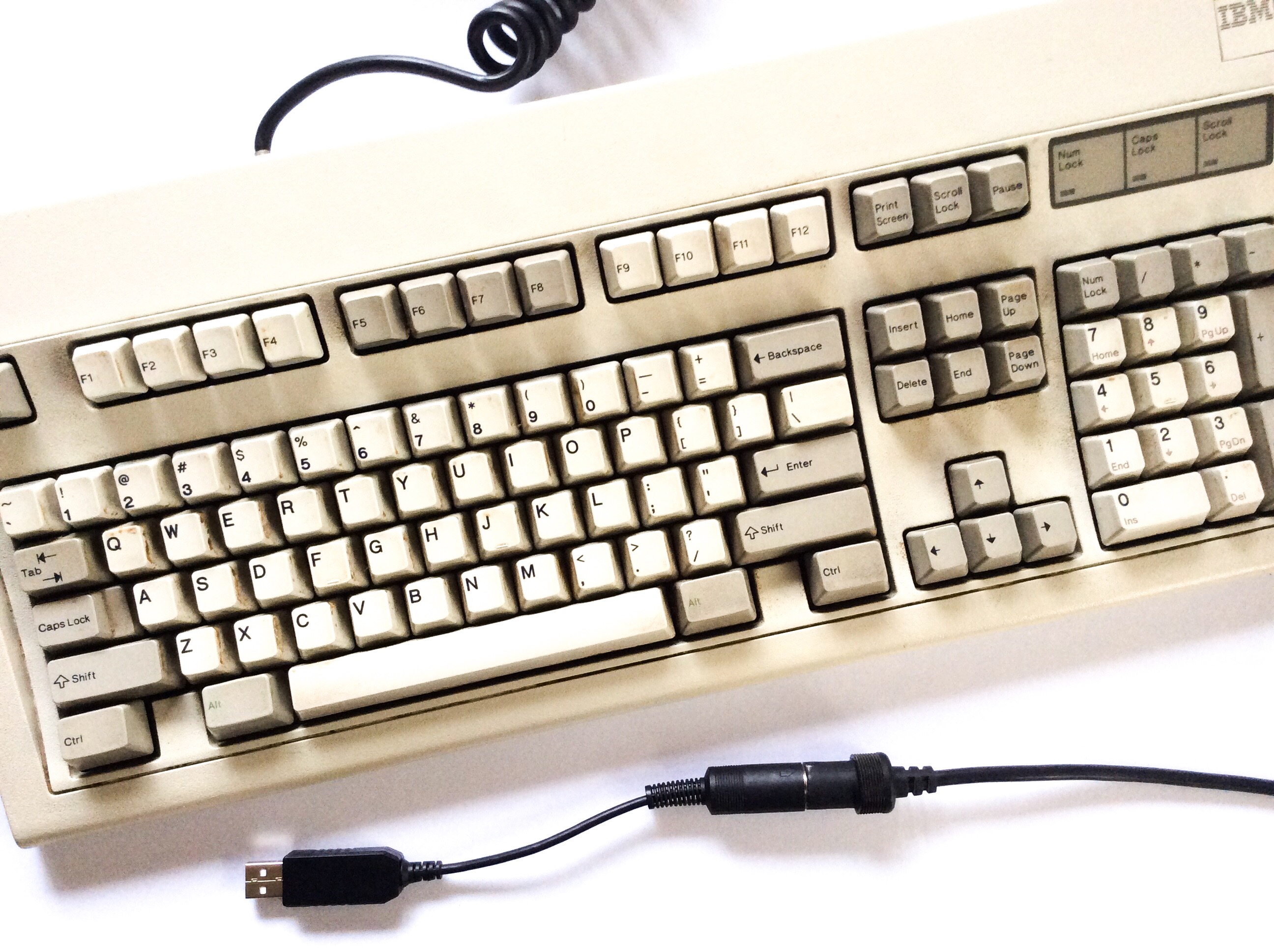 tinkerBOY IBM Model F XT / Model M AT Keyboard (180 Degree, 5-pin DIN ...